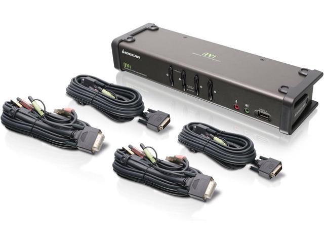 Click here for IOGEAR 4-Port DVI KVMP Switch - 1920 x 1200 60Hz -... prices