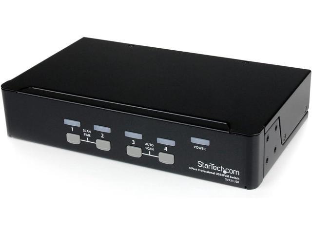 Click here for 4 Port Professional VGA USB KVM Switch with Hub -... prices