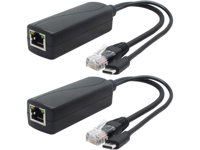 Click here for 2-Pack 5V Gigabit PoE Splitter  USB Type C  48V to... prices