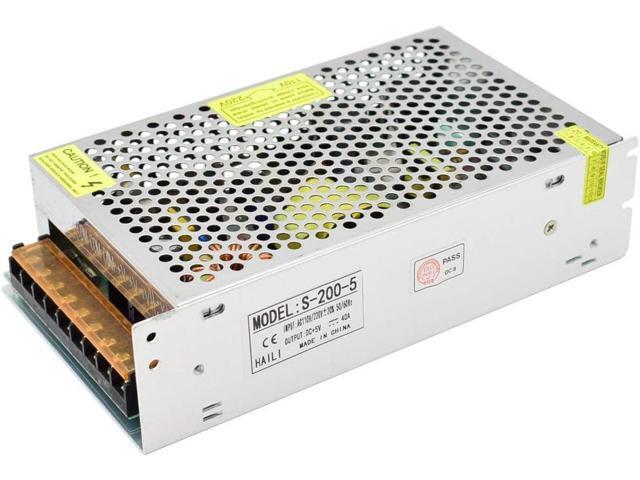 Click here for HAILI 5V 40A 200W Power Supply AC110/220V to 5 Vol... prices