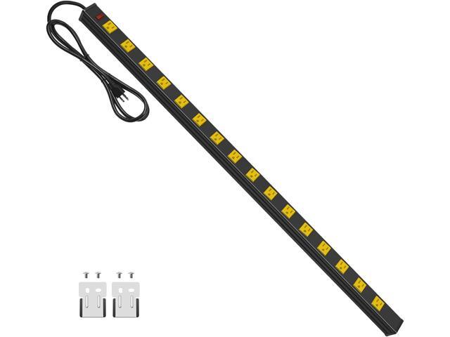 Click here for JUNNUJ Long Metal 16 Outlet Power Strip  Wide Spac... prices