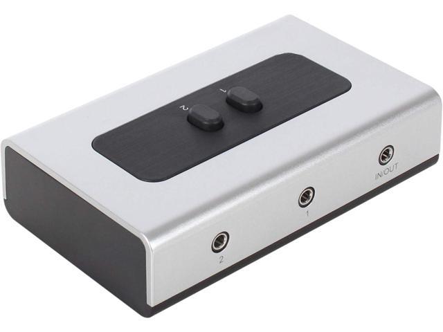 Click here for 2 Port 3.5mm Stereo Manual Switch Box AUX Audio Sp... prices