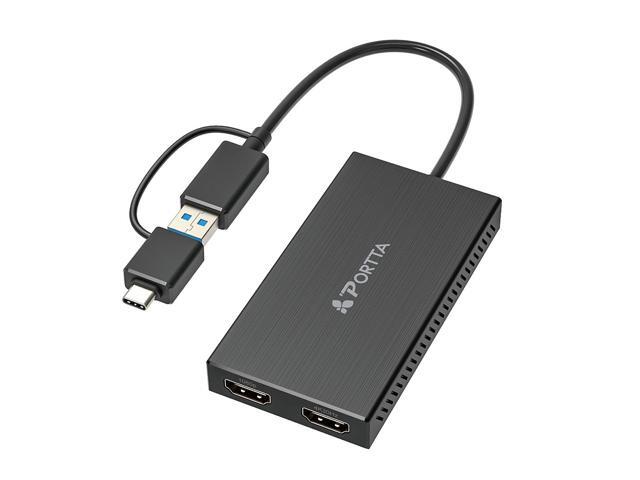 Click here for PORTTA USB to Dual HDMI Adapter  USB A/C to 2x HDM... prices