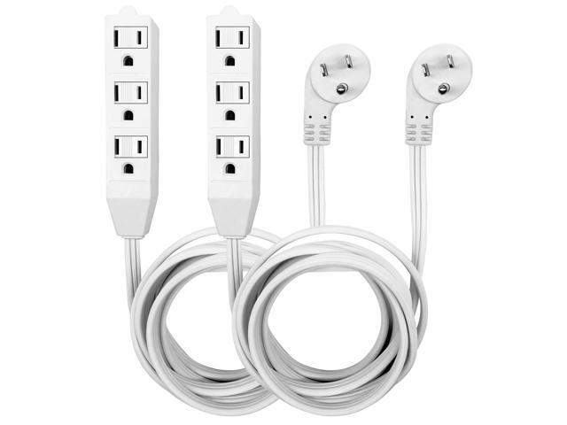 Click here for 8 Foot Flat Plug Extension Cord  Basics Indoor 3 P... prices