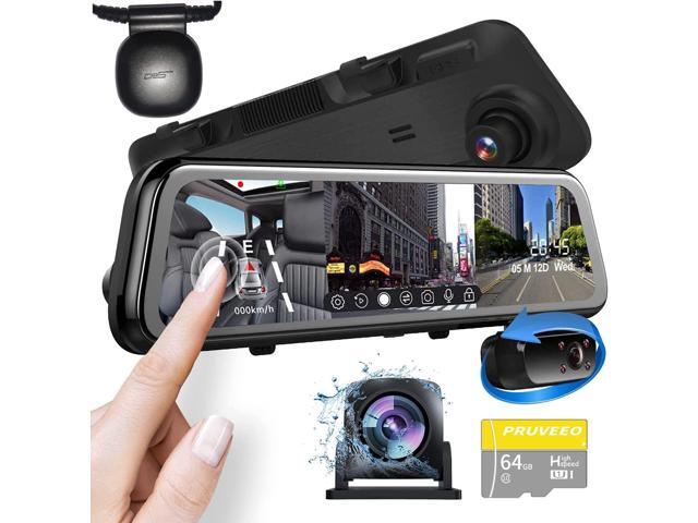 Click here for PRUVEEO 12 Triple Mirror Dash Cam  Front Inside an... prices