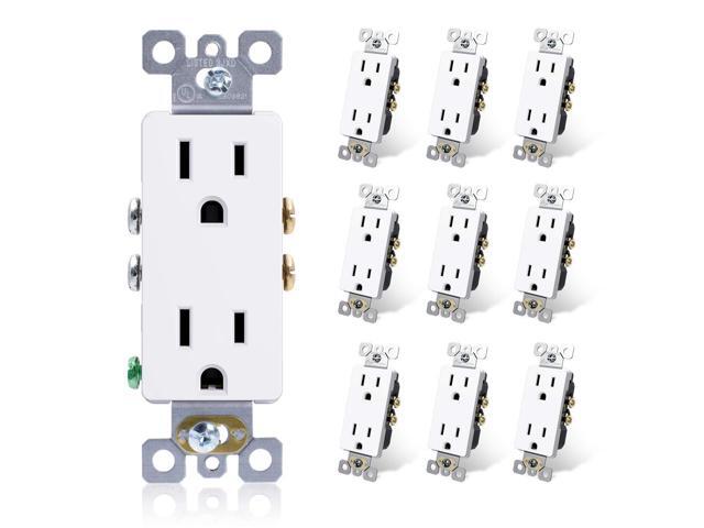 Click here for ELEGRP Decorator Receptacle  15A 125V Standard Ele... prices
