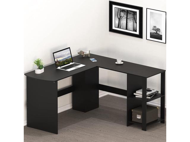 Click here for SHW L-Shaped Home Office Wood Corner Desk  Black prices