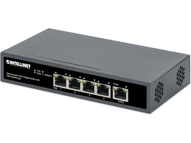Click here for Intellinet PoE++ Powered 5 Port Gigabit Ethernet S... prices