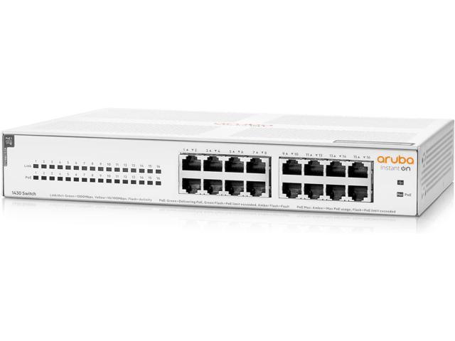 Click here for Aruba Instant On 1430 16-Port Gb Unmanaged PoE Swi... prices