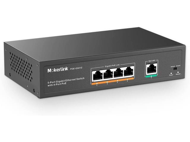 Click here for MokerLink 5 Port Gigabit POE Switch  with 4 POE+ P... prices
