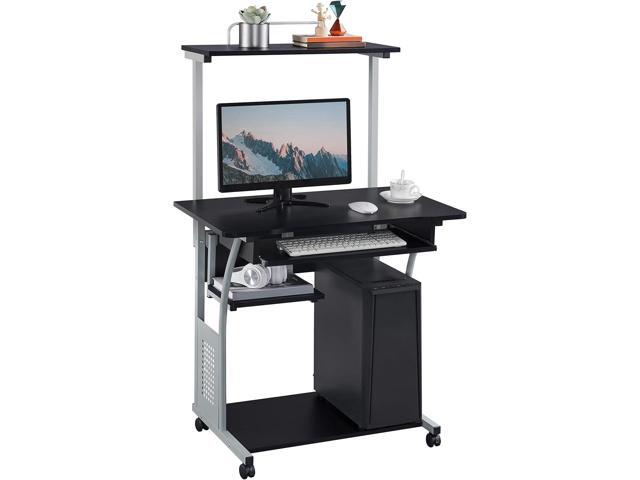 Click here for Topeakmart 3 Tier Computer Desk with Printer Shelf... prices