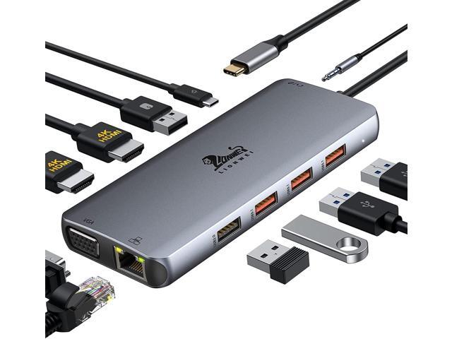 Click here for USB C Docking Station Dual Monitor  11-in-1 USB-C... prices