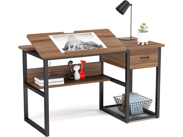 Click here for Tribesigns Drafting Table with Storage Drawers  Dr... prices