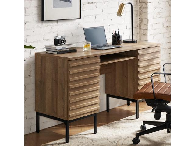 Click here for mopio Norwin Executive Desk  Modern Industrial Far... prices