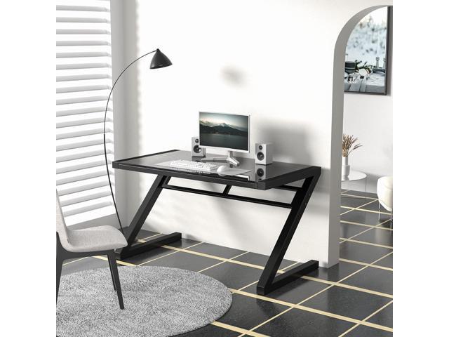 Click here for MASAKA B & W Z Shaped 55 Gaming Desk  Computer Des... prices