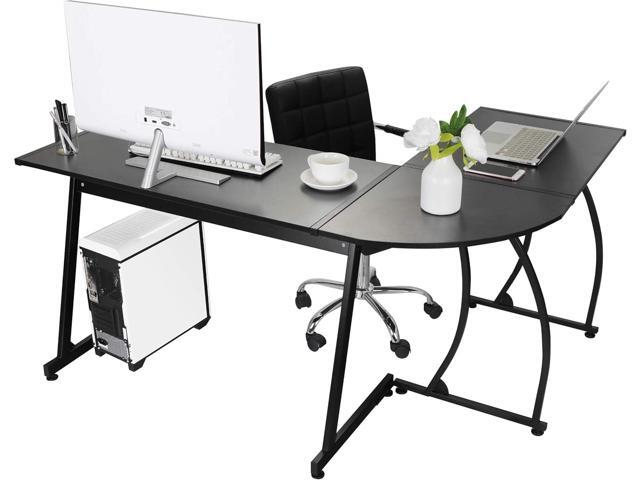 Click here for ZENY 58 L-Shaped Gaming Desk Computer Corner Desk... prices