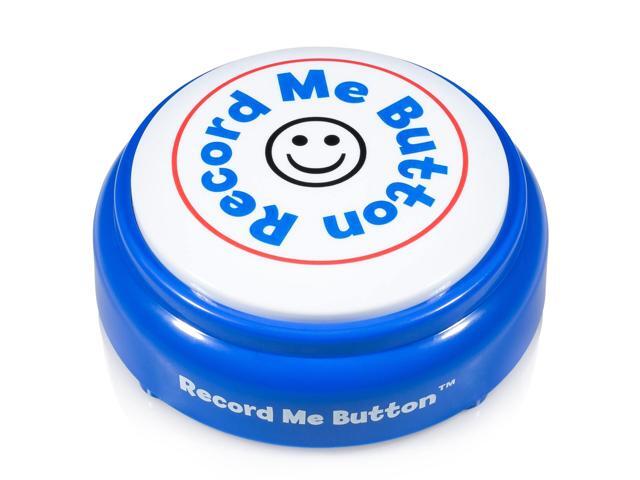 Click here for Record Me Button Brilliant Blue - Unique Cheerful... prices