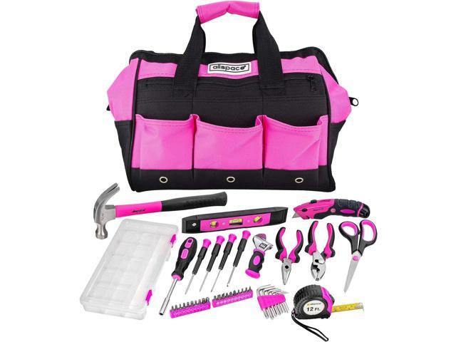 Click here for ALLSPACE Pink Tool Bag with 43 Piece Pink Tools  T... prices