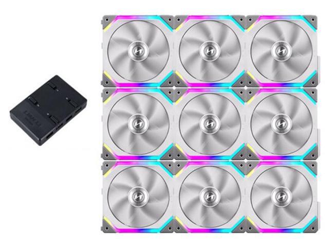 Click here for Uni Fan SL120 White - 9 pack w/ Controller prices