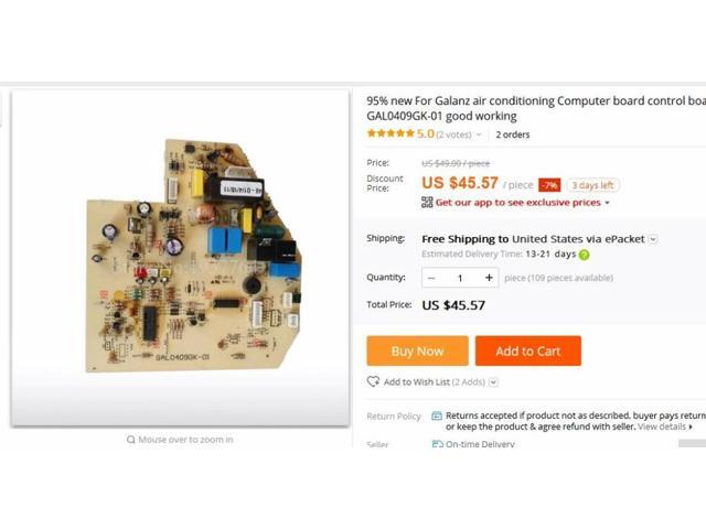Click here for FOR Computer board control board GAL0409GK-01 part prices