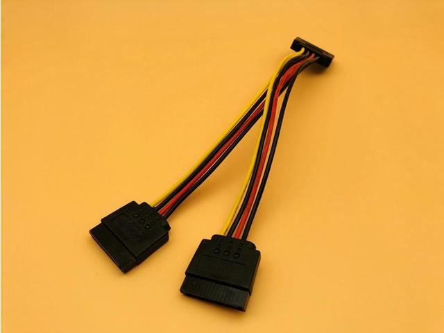 Click here for OIAGLH 15Pin SATA Male to 2 Female 15Pin Serial AT... prices