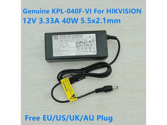 Click here for OIAGLH 12V 3.33A 40W 5.5x2.1mm CWT KPL-040F-VI KPL... prices