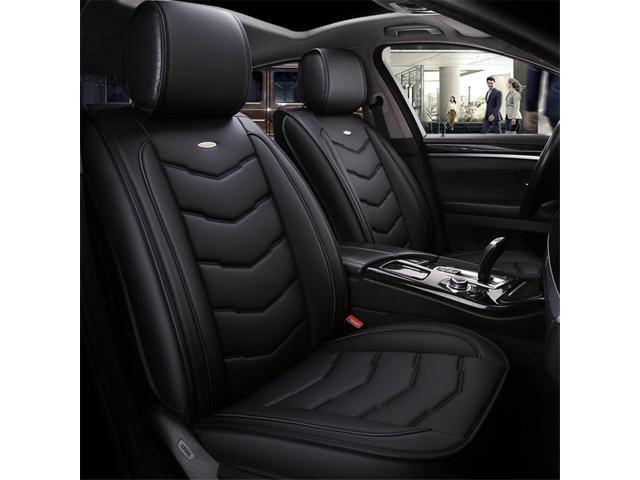 Click here for Paiying Full Set Black PU Leather Car Seat Covers... prices