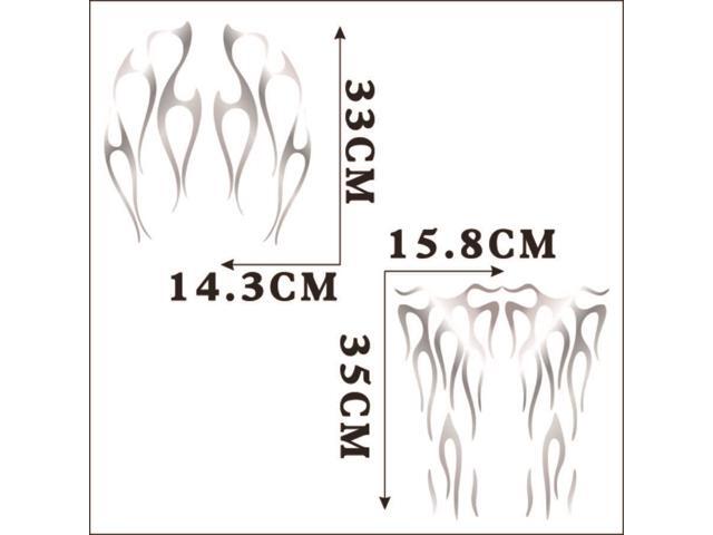 Click here for Paiying Motorcycle Flame Sticker For Gas Tank & Fe... prices