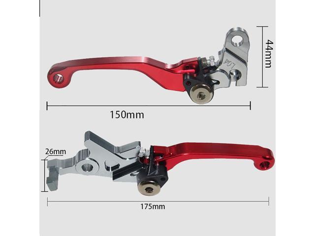Click here for Paiying 1 Pair Red Pivot Clutch Brake Lever For Ho... prices