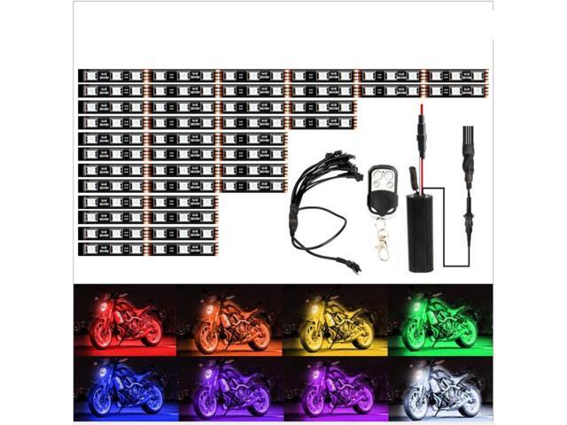 Click here for 12pc Motorcycle RGB LED Neon Under Glow Lights Str... prices