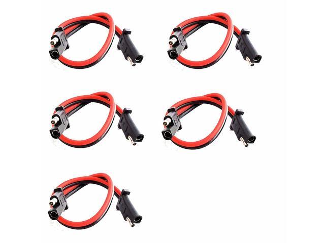 Click here for Yassdwbn 5Pcs 18 Gauge 2 Pin Quick Disconnect Wire... prices