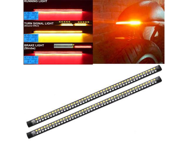 Click here for 2pcs 30cm Motorcycle LED Rear Strip Tail Lamp Turn... prices