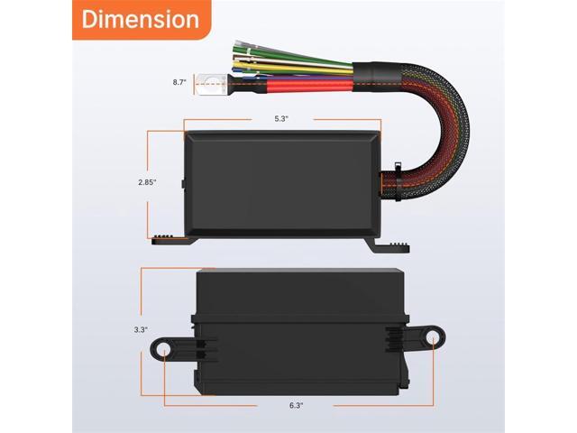 Click here for Yassdwbn 12V 40A 5-Pin Relay Box 6 Way Pre-Wired R... prices