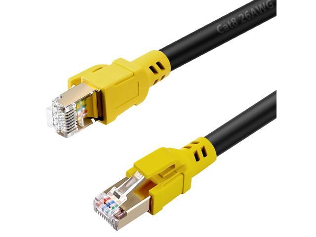 Click here for Cat 8 Ethernet Cable 12ft 26AWG Lastest 40Gbps 200... prices