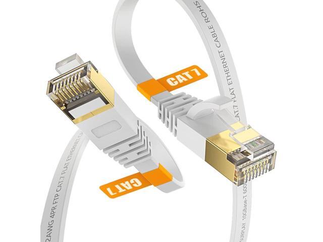 Click here for Cat7 10FT Ethernet Cable White-10Gbps Shielded & G... prices