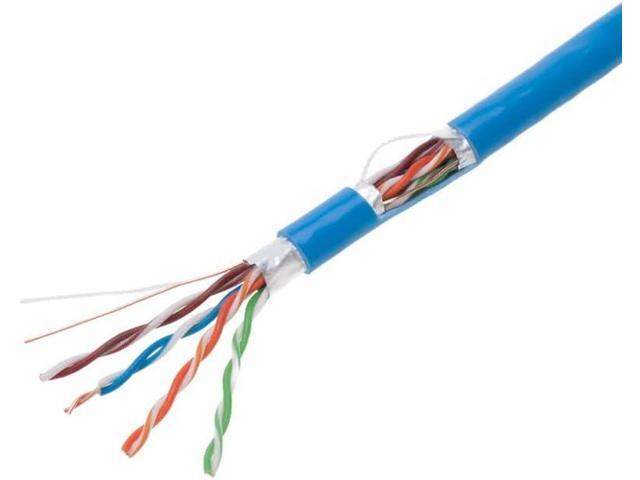 Click here for 1000ft Cat5e Blue Solid 24AWG Shielded Cable FTP C... prices