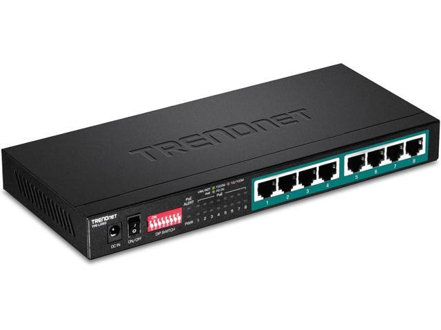 Click here for TRENDnet 8-Port Gigabit Long Range Poe+ Switch  TP... prices