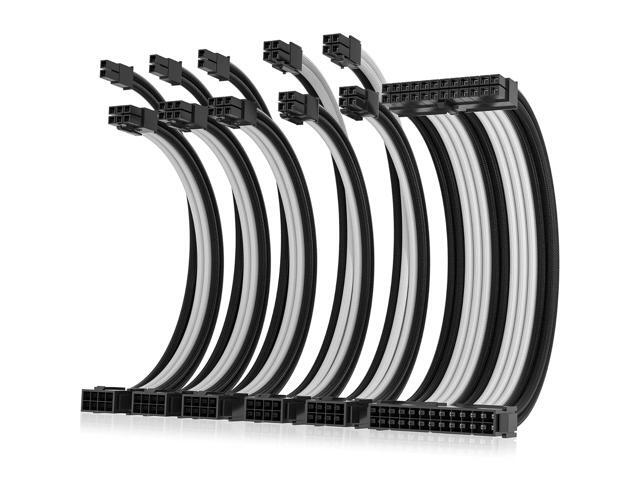 Click here for AsiaHorse Power Supply Sleeved Cable  16AWG PSU Ca... prices