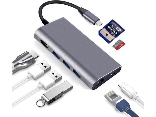 Click here for USB C Hub Ethernet Multiport Adapter  LasAnclas 8-... prices