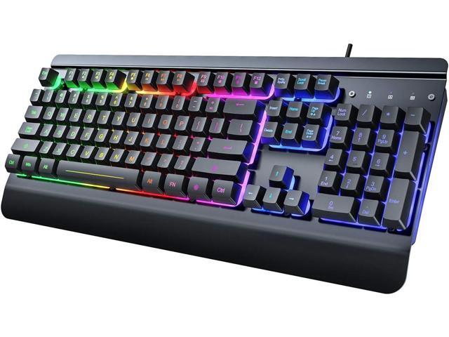 Click here for RisoPhy Gaming Keyboard  104 Keys All-Metal Panel... prices