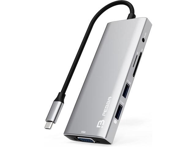 Click here for USB-c hub for laptops USB C Hub with vga hdmi Mult... prices
