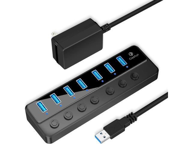 Click here for 7-Port USB 3.0 Hub  Qeefun 3.0 Powered  USB Adapte... prices