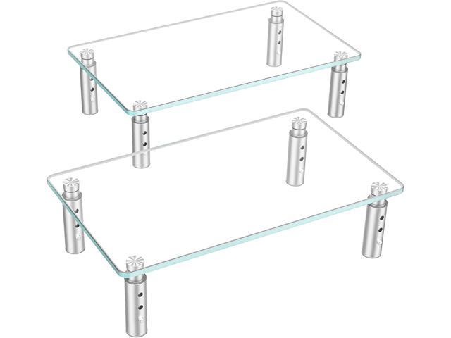 Click here for Hemudu 2 Pack Monitor Stand -3 Adjustable Height M... prices