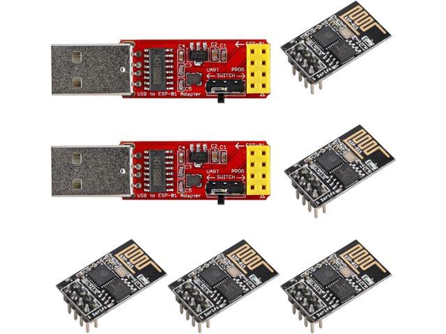 Click here for Wishiot 2pcs Esp8266 Esp-01 USB Adapter Programmer... prices