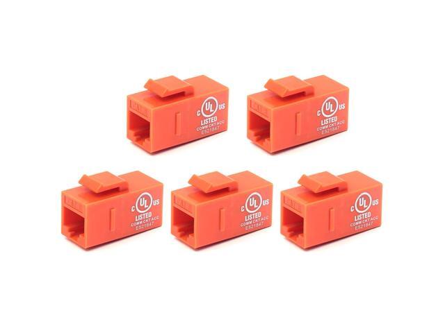 Click here for VCE RJ45 Cat6 Keystone Jack Inline Coupler UL List... prices