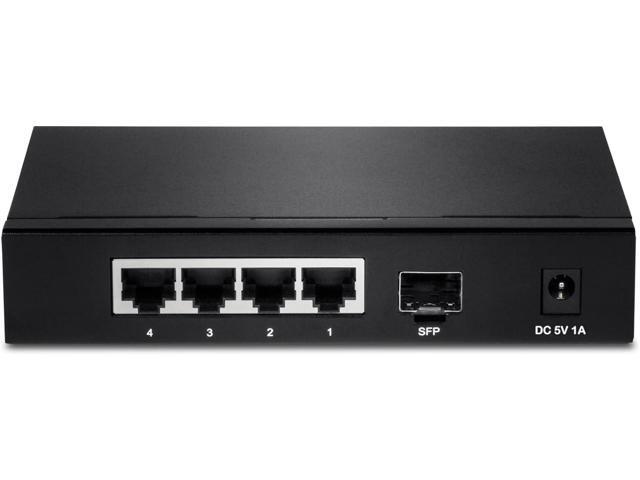 Click here for TRENDnet 4-Port Gigabit Switch with SFP Slot  TEG-... prices