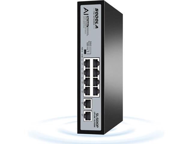 Click here for 8 Port PoE Switch 100Mbps/8 PoE+ Port 2 Ethernet U... prices