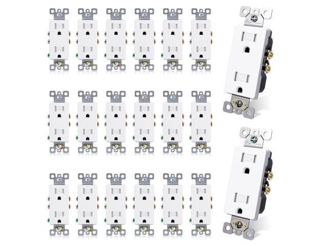 Click here for ELEGRP 15 Amp Tamper Resistant White Electrical Wa... prices