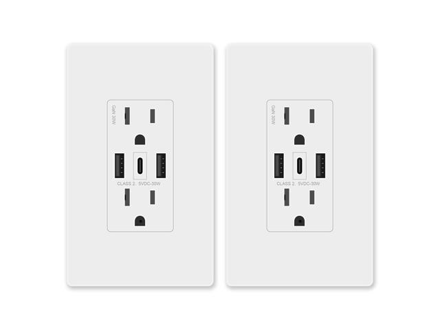 Click here for GaN 30W 6Amp 3-Port USB Wall Outlet  15 Amp Tamper... prices