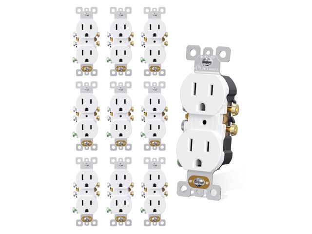 Click here for AIDA 10 Pack 15A 125V Duplex Heavy-Duty Receptacle... prices